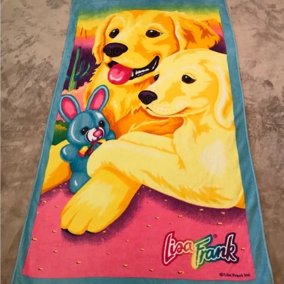 Lisa Frank | Bath | Vintage Lisa Frank Beach Towel | Poshmark